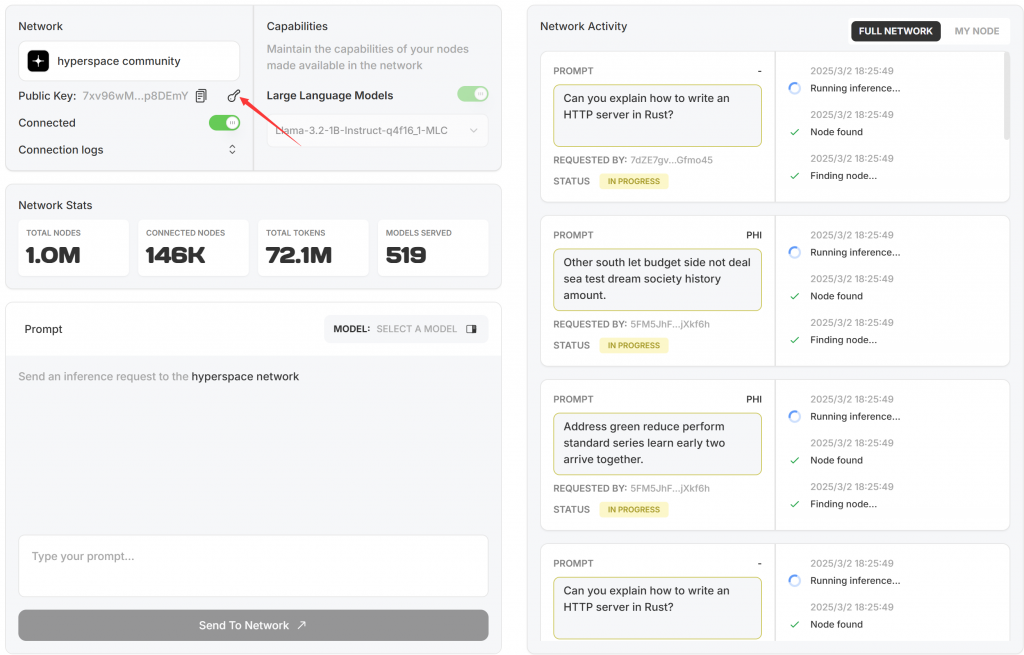 AI大模型项目HyperSpace一键脚本挂机教程 – BitHunter